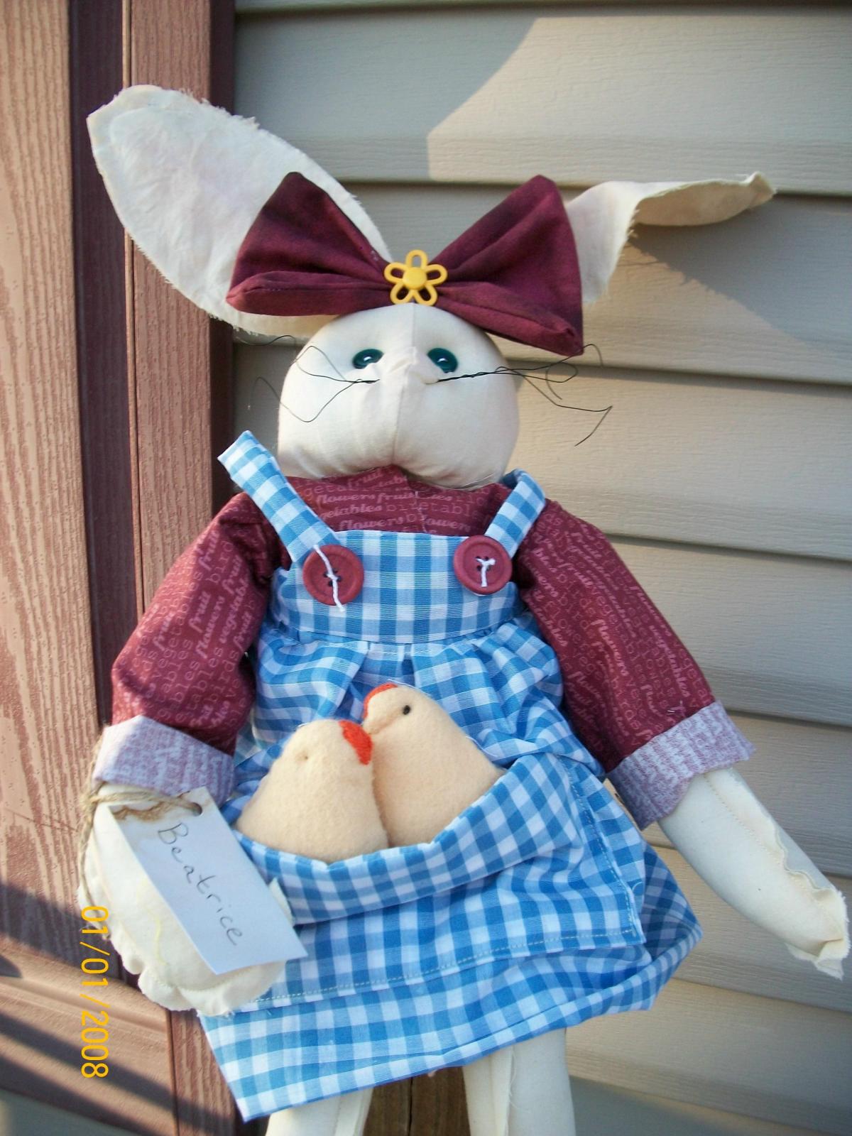 Beatrice A Girl Bunny Doll on Luulla